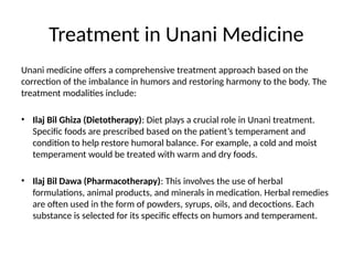 Unani Medicine - Dr.M.Jothimuniyandi | PPTX