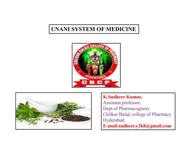 UNANI SYSTEM OF MEDICATION | PDF