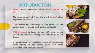 Benefits and the healing effect of Unani | PPT | Free Download