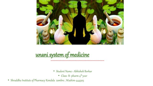 Unani System of Medicine.pptx