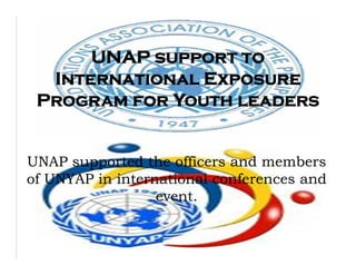 UNAP Accomplishment Report (2008-2010) | PPT