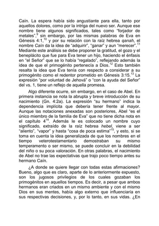Una perspectiva social de la vida de cain y abel | PDF