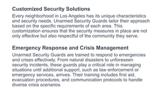 Crucial Role of Unarmed Security Guards in Los Angeles.pptx