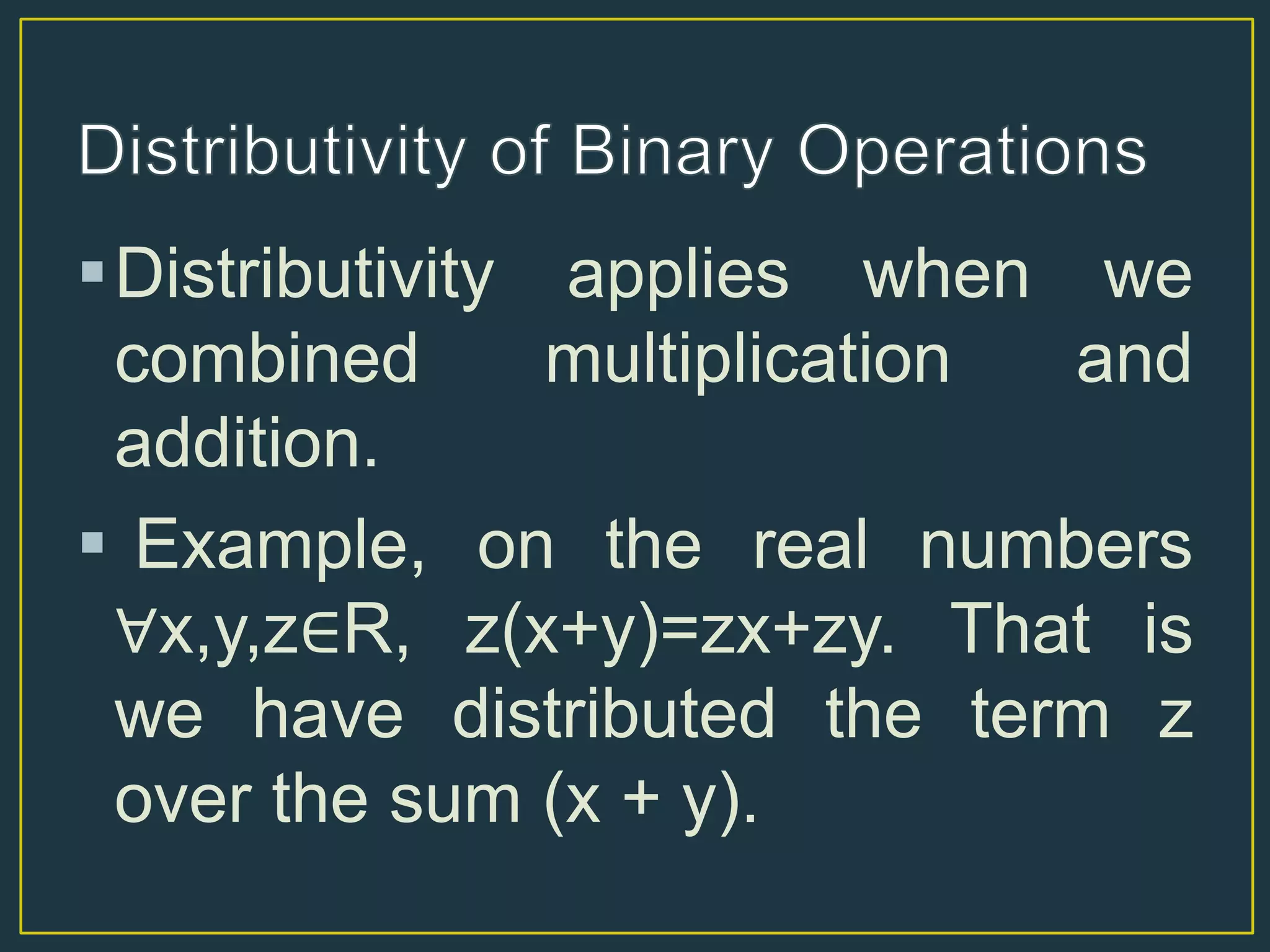 Unary and binary set operations | PPT | Free Download