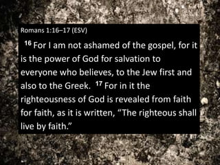 Romans 1 16 17