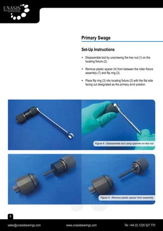 UNASIS Portable Tri-Roller Swaging Tool Instruction Manual | PDF