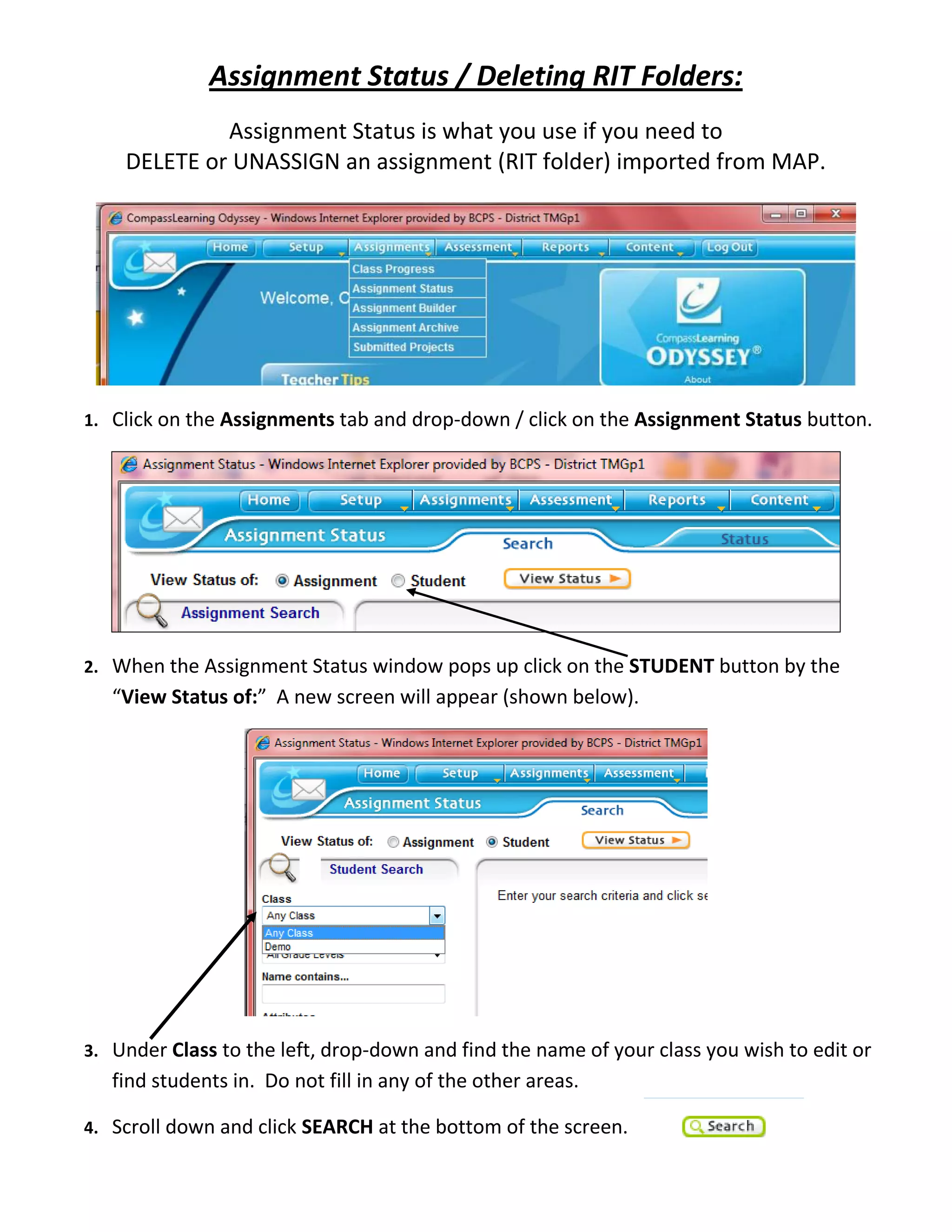 Unassigning Map Assignments Assignment Status Pdf Technology