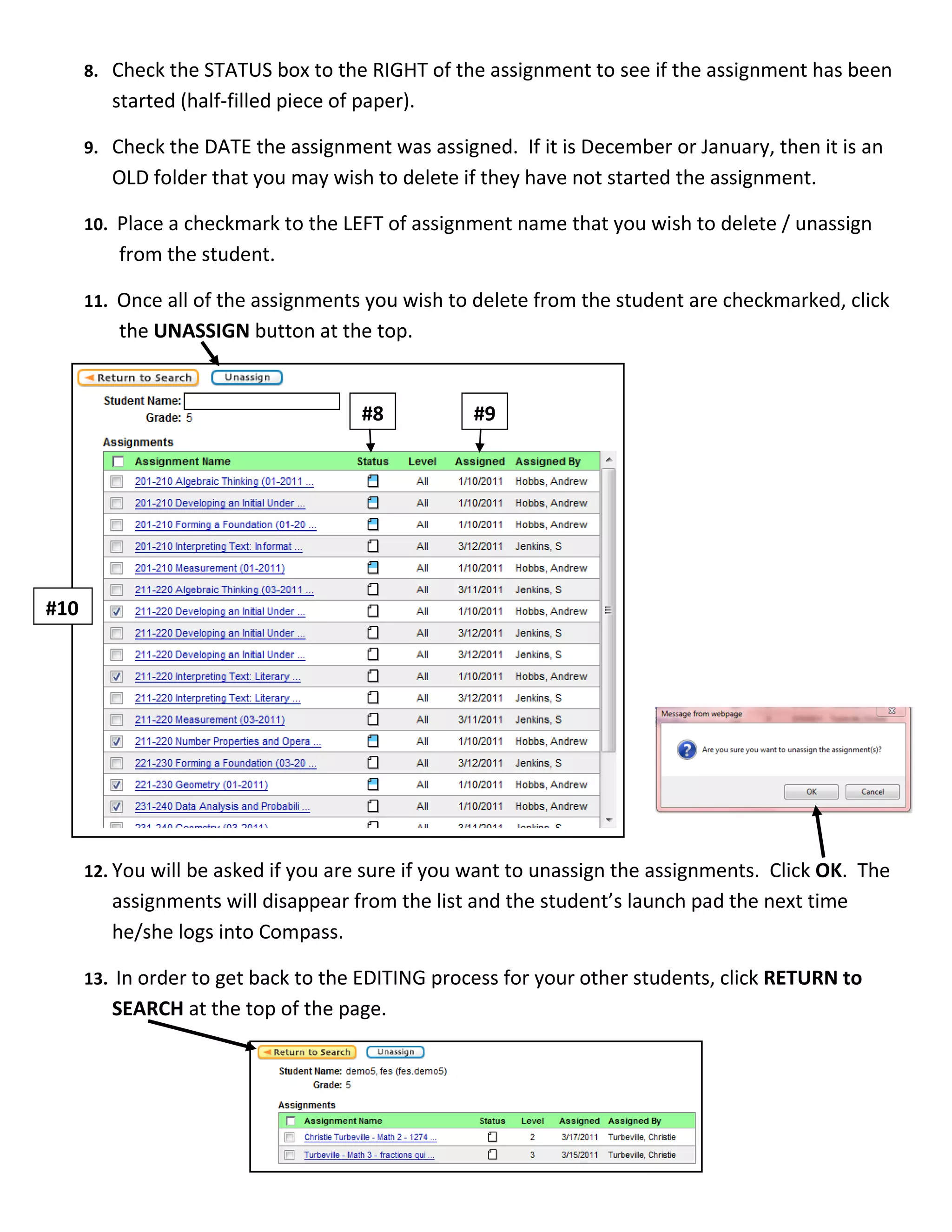 Unassigning map-assignments-assignment-status | PDF | Technology ...