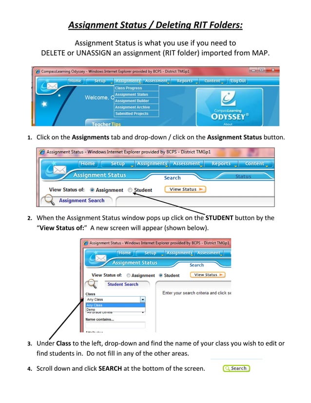 Unassigning map-assignments-assignment-status | PDF | Technology & Computing