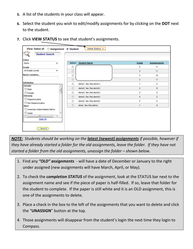 Unassigning map-assignments-assignment-status | PDF | Technology ...