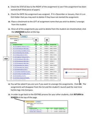 Unassigning map-assignments-assignment-status | PDF | Technology ...