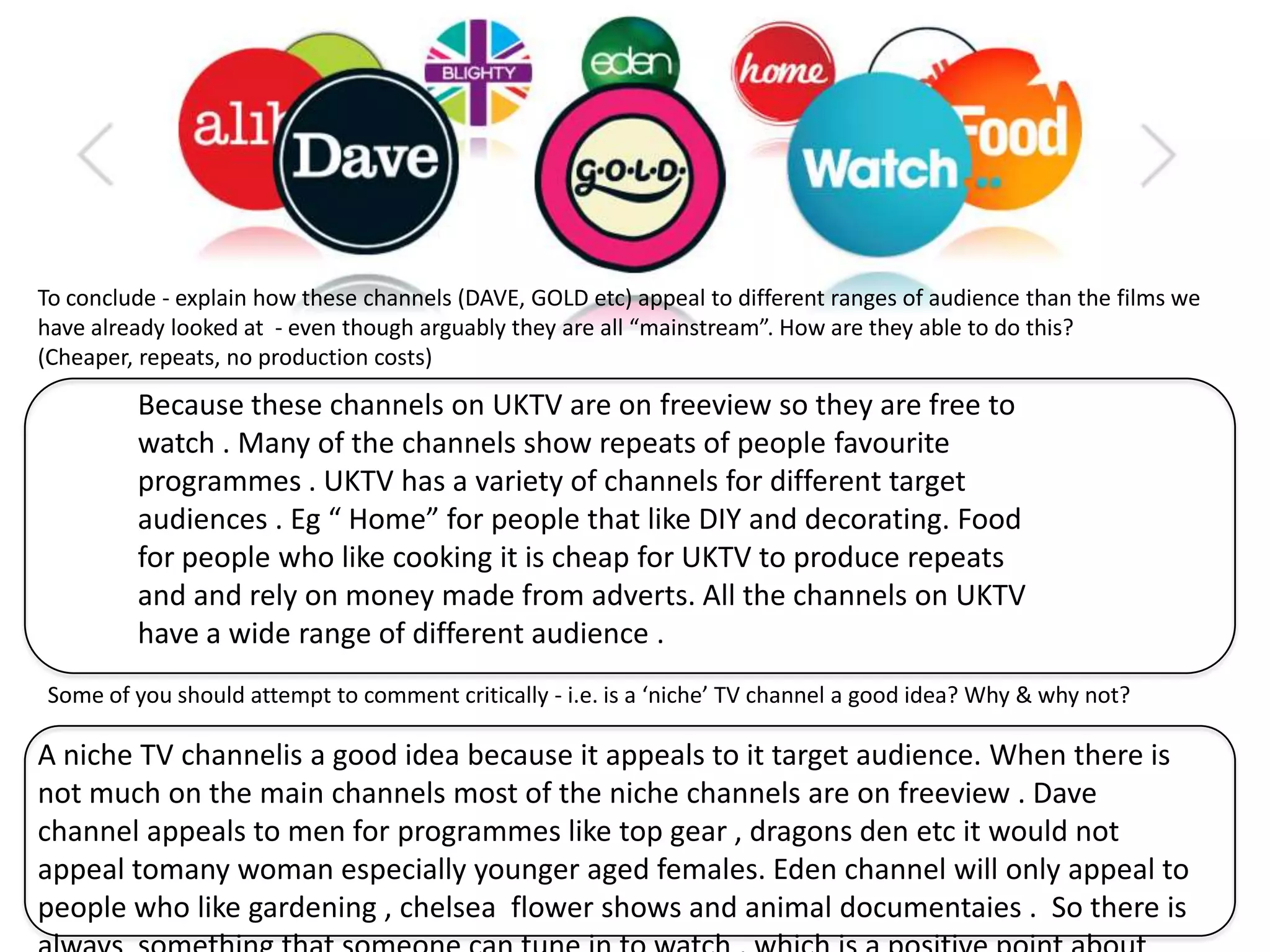 Narrowcast & broadcast | PPTX