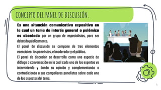 PANEL DE DISCUSIÓN Y MESA REDONDA | PDF