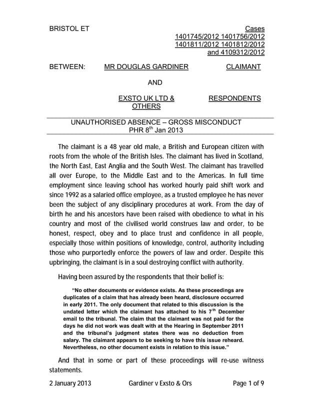 Unauthorised absence | PDF