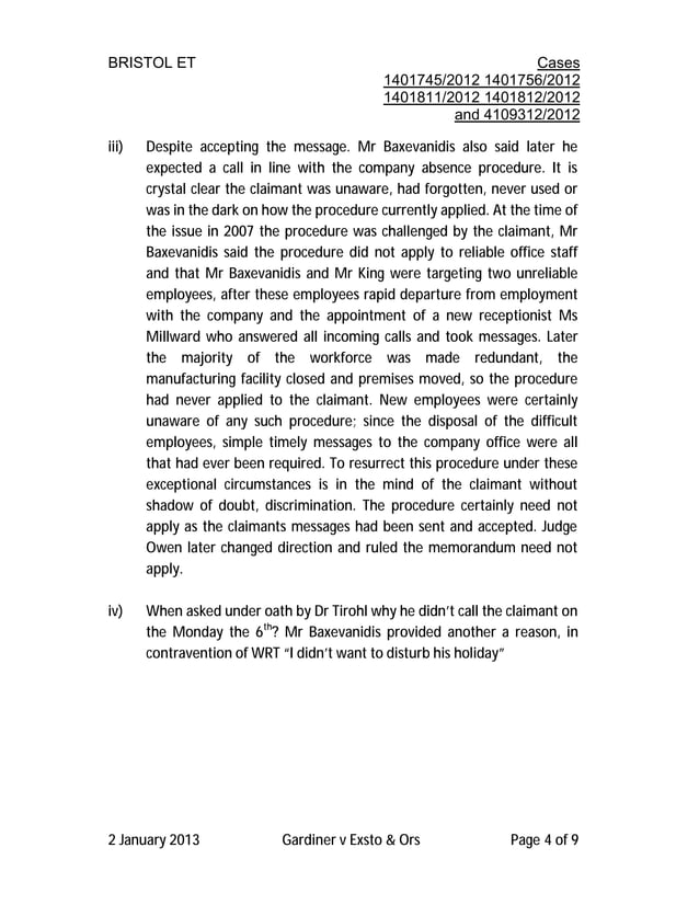 Unauthorised absence | PDF