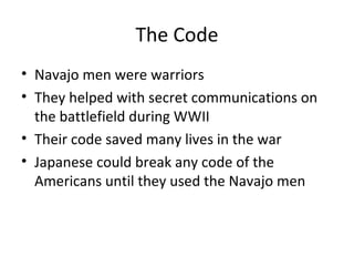 U:\Navajocodetalkers | PPT