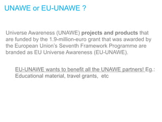 Inspiring every child with our wonderful cosmos: Closing Remarks | PPT