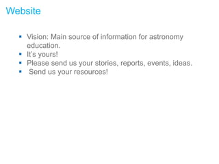 Inspiring every child with our wonderful cosmos: Closing Remarks | PPT