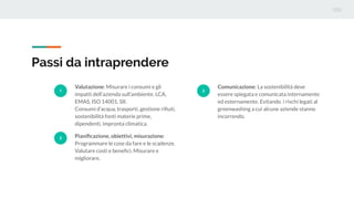 Un azienda sostenibile e competitiva | PDF