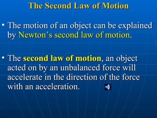 Unbalanced Forces Cause Motion | PPT