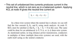 Unbalanced Three Phase Systems and circuits.pptx