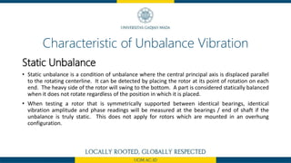 Unbalance vibration mechanical engineering UGM Indonesia | PPT