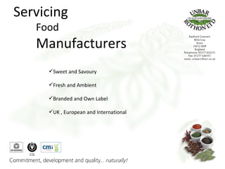 Unbar Rothon Company Profile | PPT