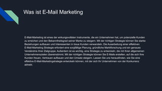 E-Mail Marketing | PDF | Email | Internet