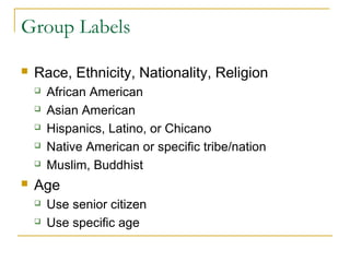 Unbiased language | PPT