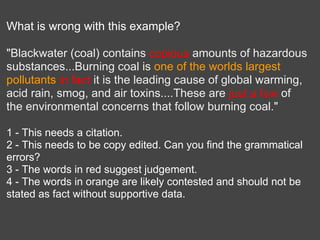 Unbiased writing | PDF