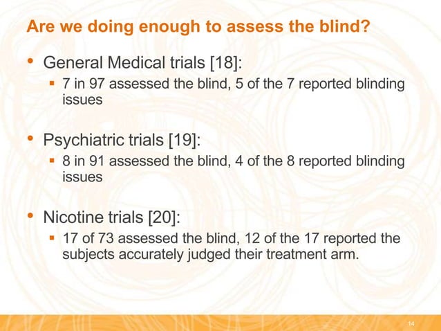 Unblinded Monitoring Programs | PPTX