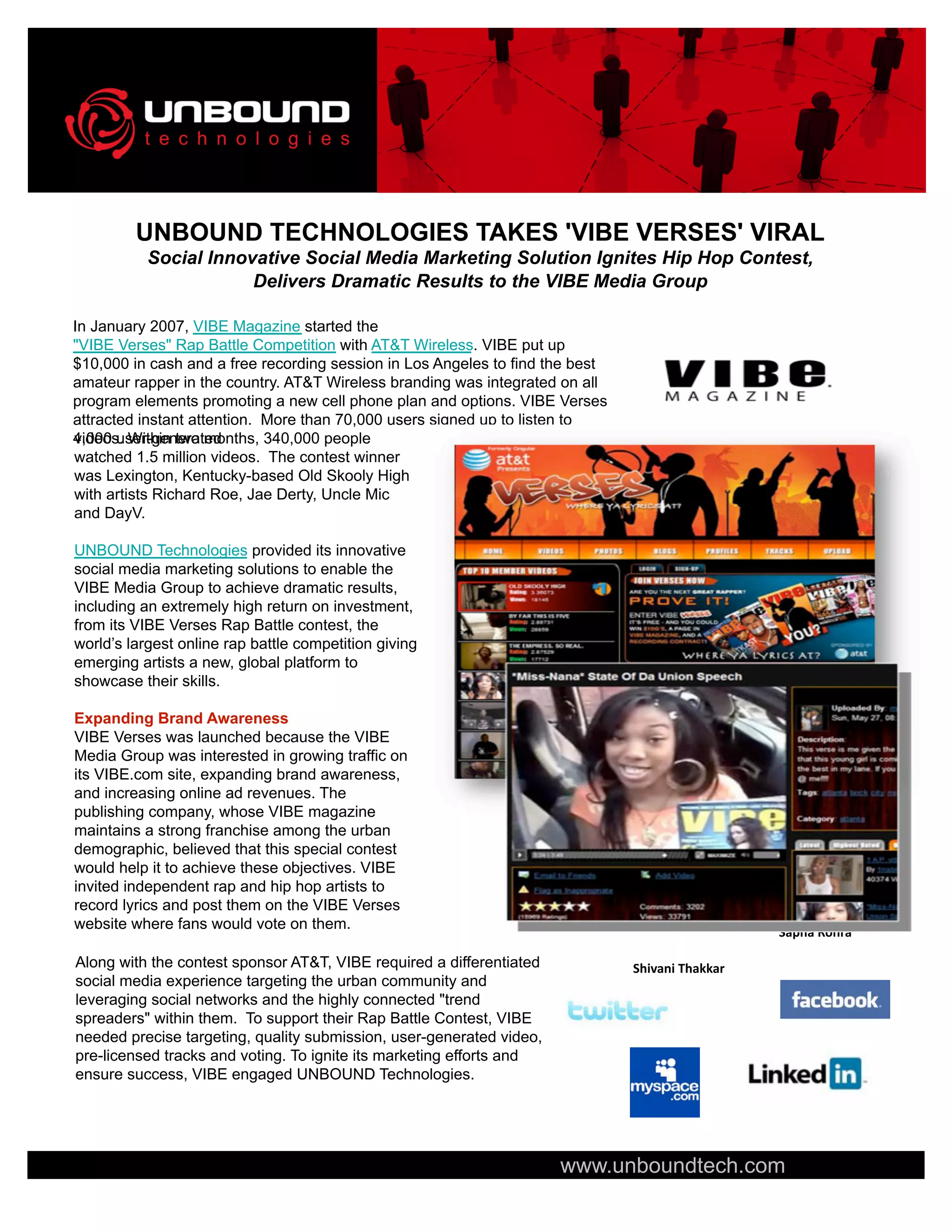 Unbound Vibe Case Study | PDF