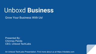 Unboxd For Businesses - With Bring Your Own Quote | PPT