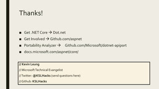Unboxing ASP.NET Core | PPT