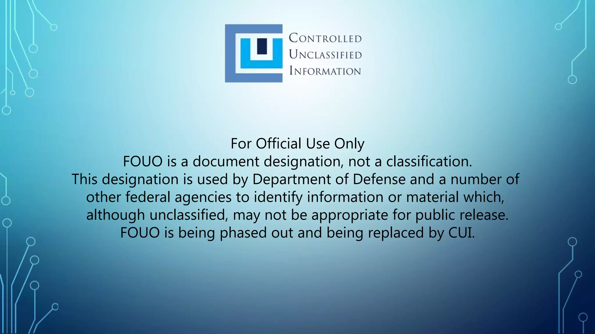 CUI Presentation.ppt