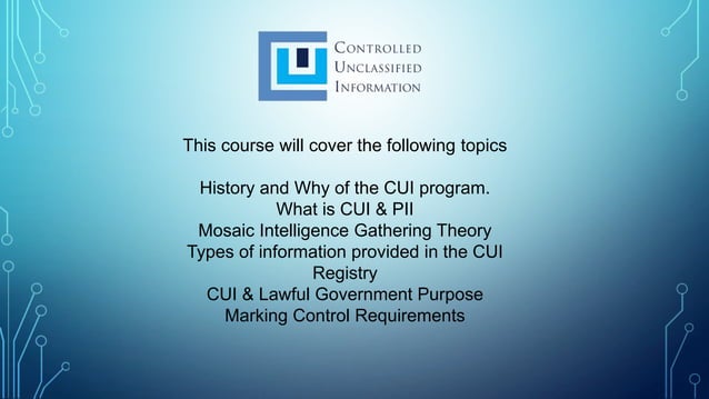 CUI Presentation.ppt | Business | Business and Finance