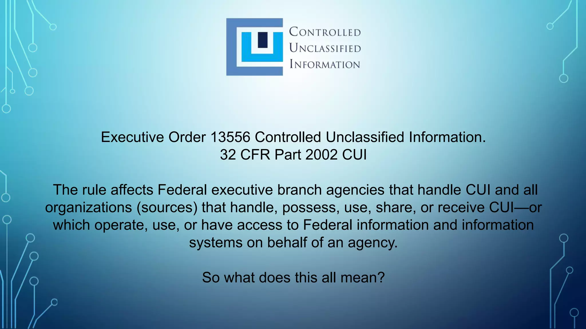 CUI Permanent Presentation.ppt