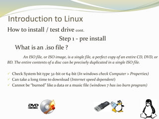 Introduction to linux | PPTX
