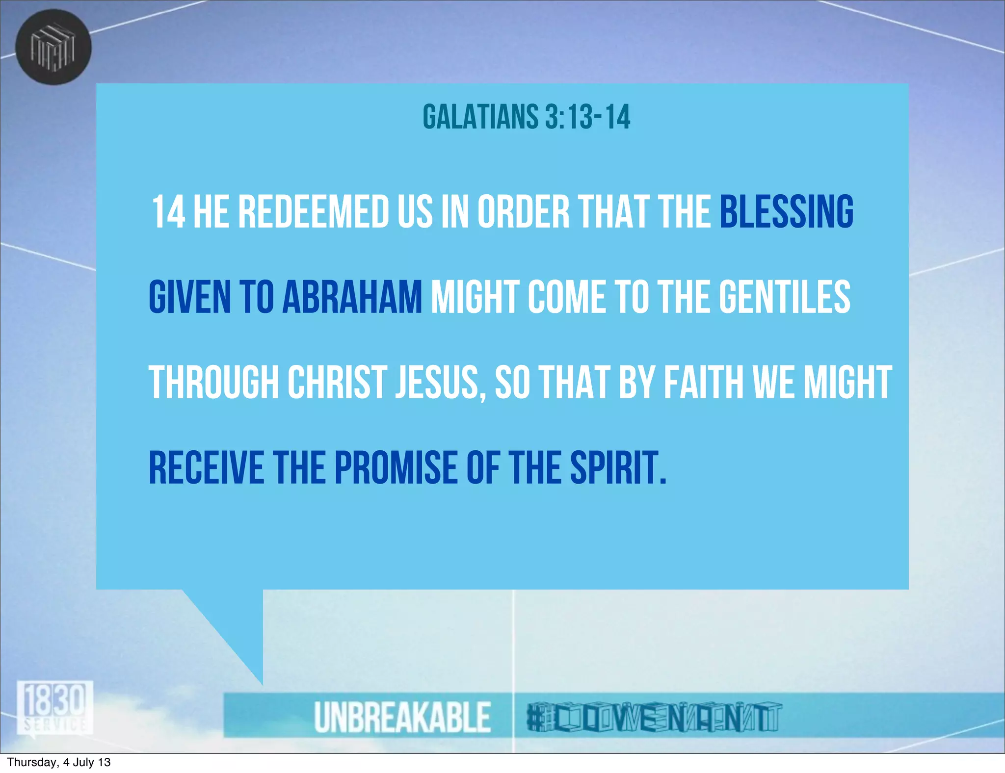 Unbreakable 3: The Gift of the Spirit | PDF