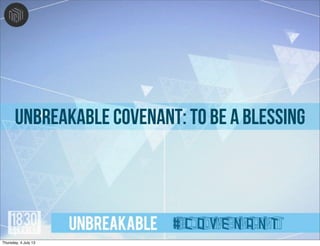 Unbreakable 3: The Gift of the Spirit | PDF