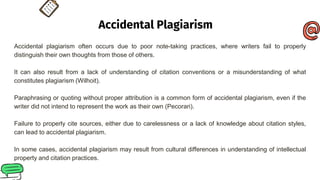 209 Forms of Plagiarism (Research Methodology) | PPTX