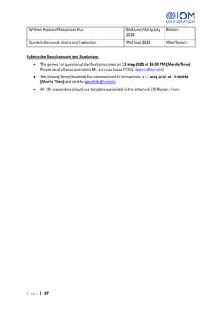 UN BUSINESS TRANSFORMATION ORACLE EOI.pdf | Computer Software and Applications | Computing