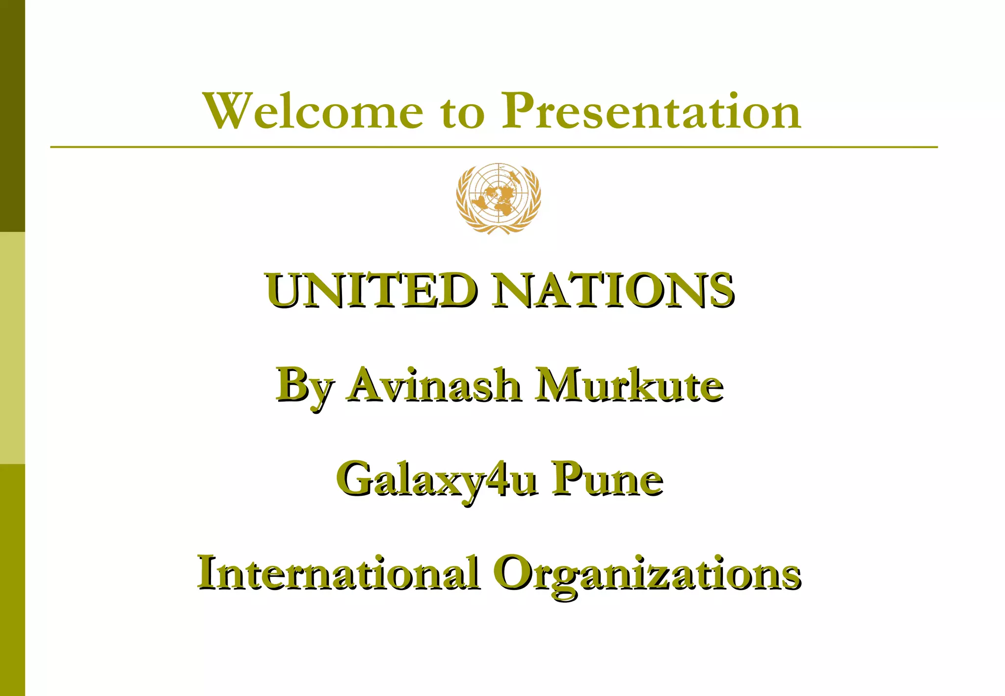 UNITED NATIONS | PPT