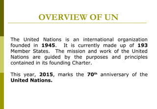 UNITED NATIONS | PPT