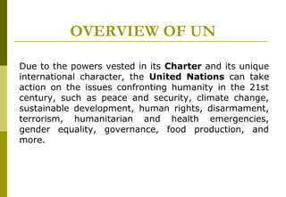 UNITED NATIONS | PPT