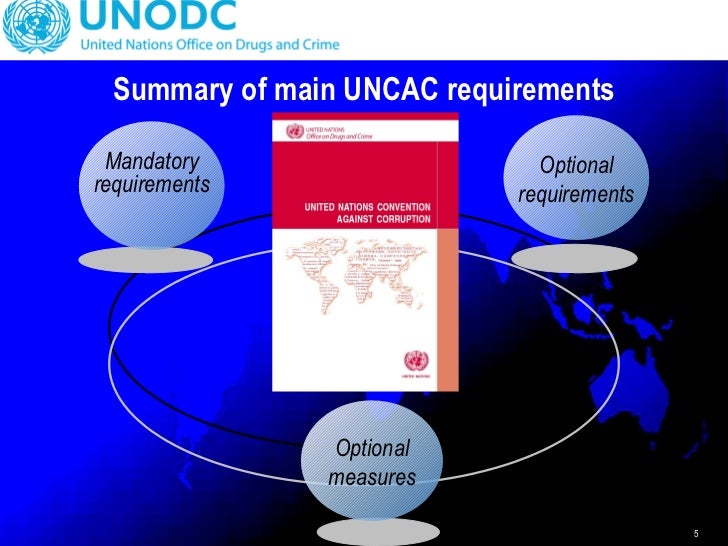 UNCAC- Methodology of the Review Mechanism