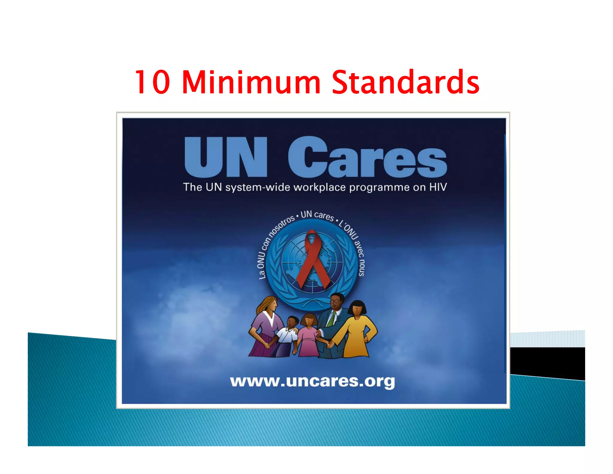 UN Cares 10 Minimum Standards presentation | PDF