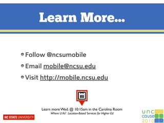 UNC CAUSE - Going Mobile On Campus | PDF | Smartphones | Consumer ...