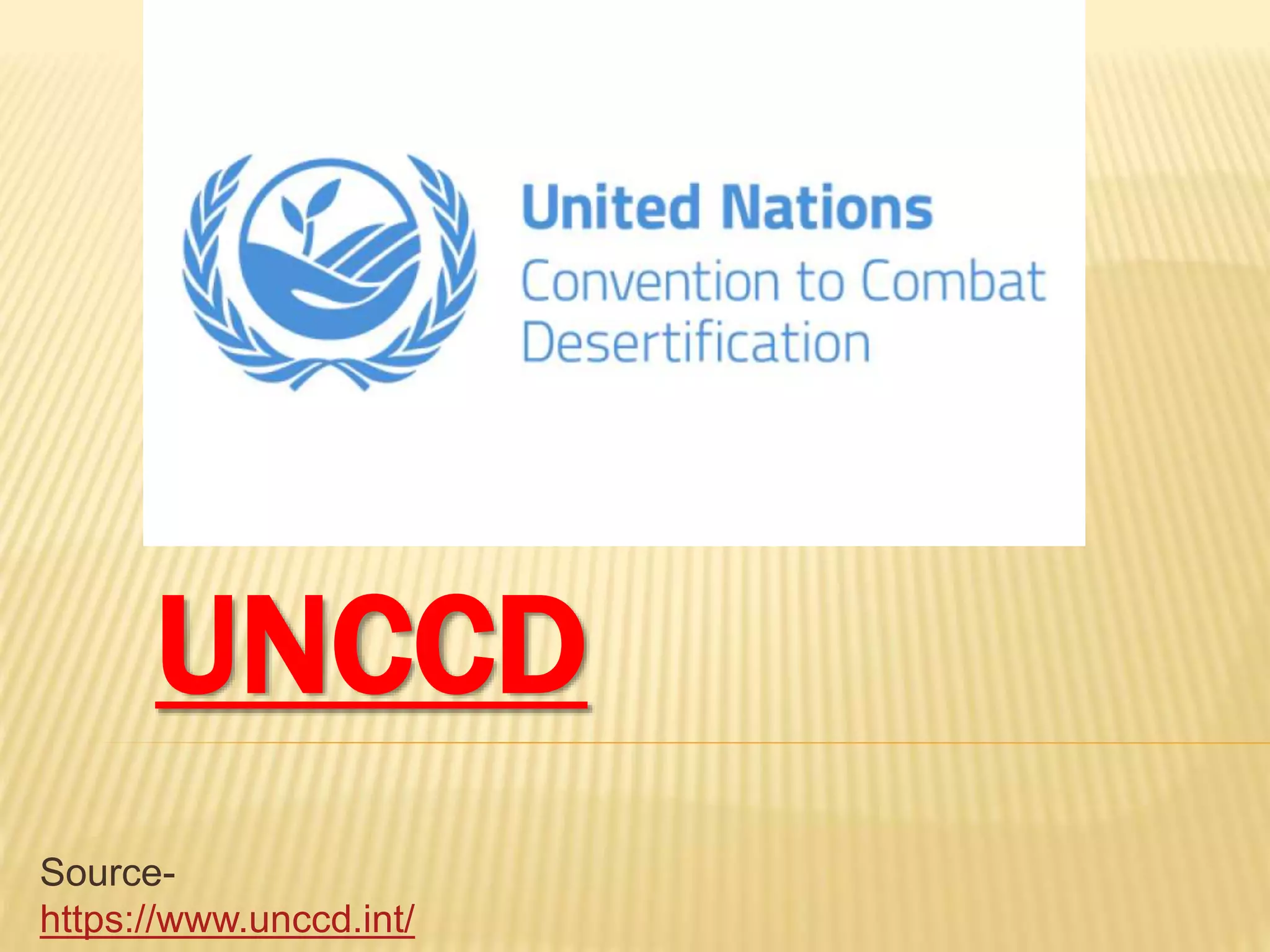Unccd | PPTX | Environment | Science