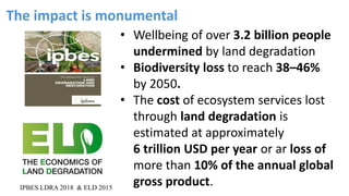 UNCCD_Orr_PPT.pdf_Land Degradation impacts on ecosystem | PDF